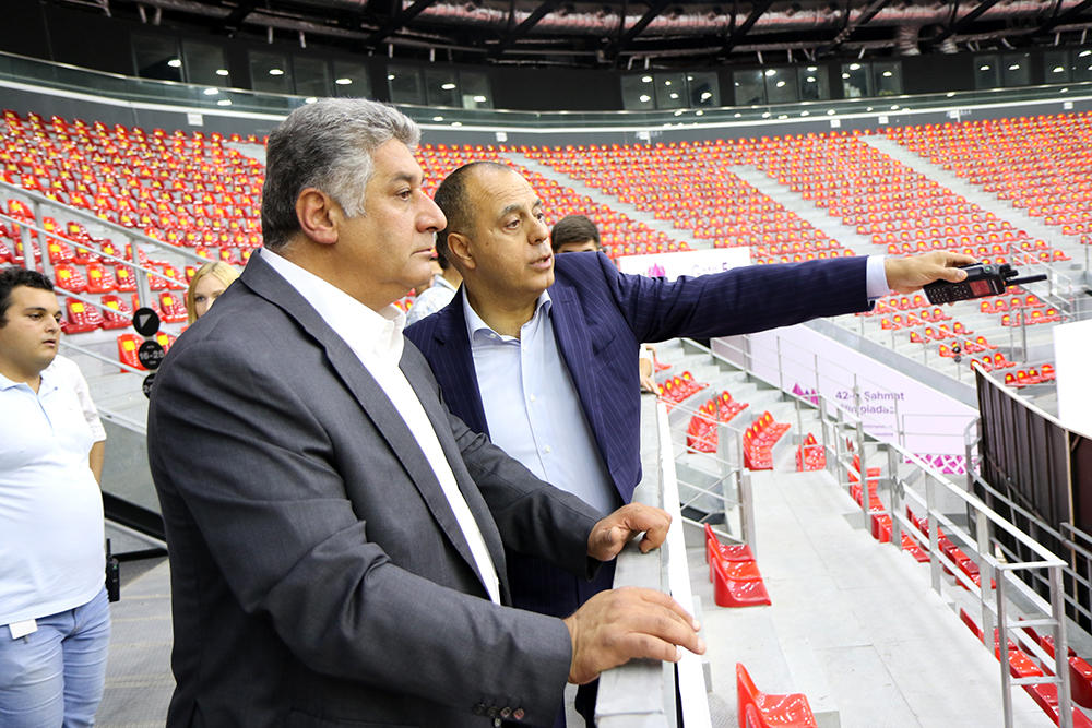 Sport minister acquainted with preparations to Chess Olympiad