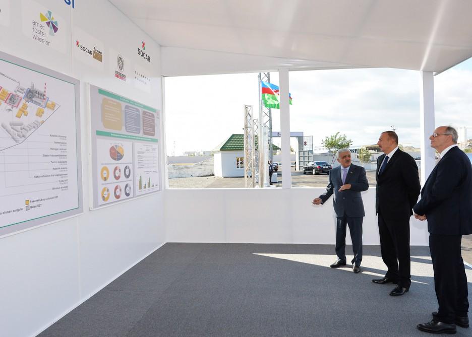 President: Heydar Aliyev Baku Oil Refinery to become world-class plant ...