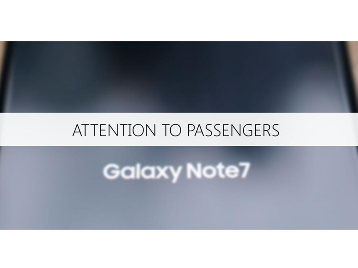 AZAL bans use of Samsung Galaxy Note7 on its flights