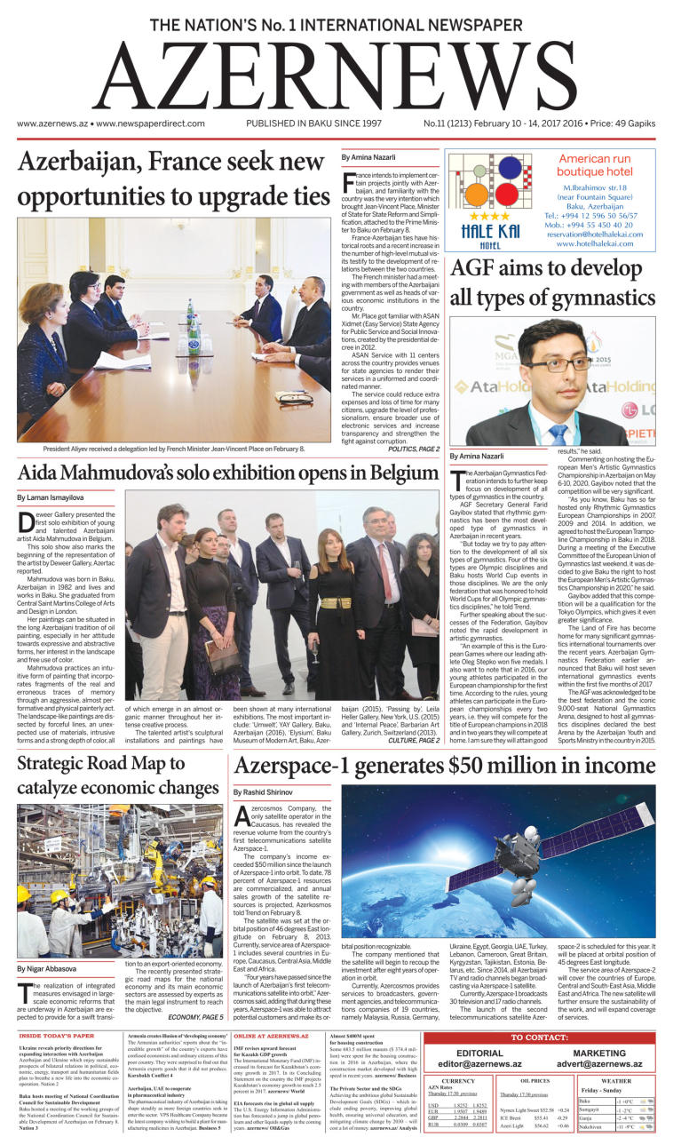 AZERNEWS releases another print issue