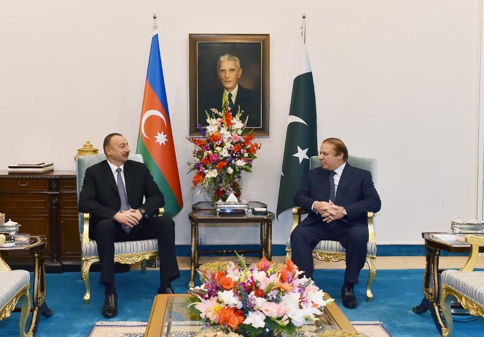 President Aliyev meet with Pakistani PM,President [PHOTO]