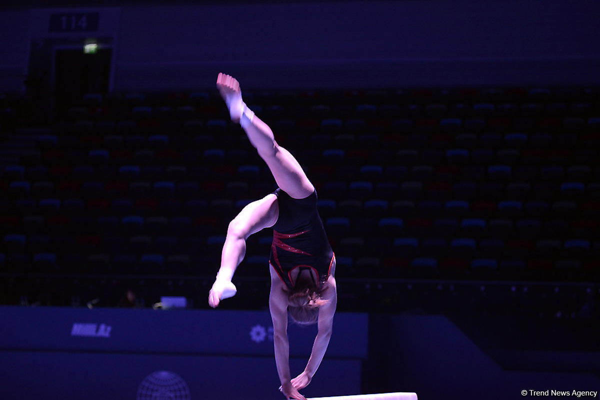 Podium training starts for Baku World Cup in artistic gymnastics [PHOTO]
