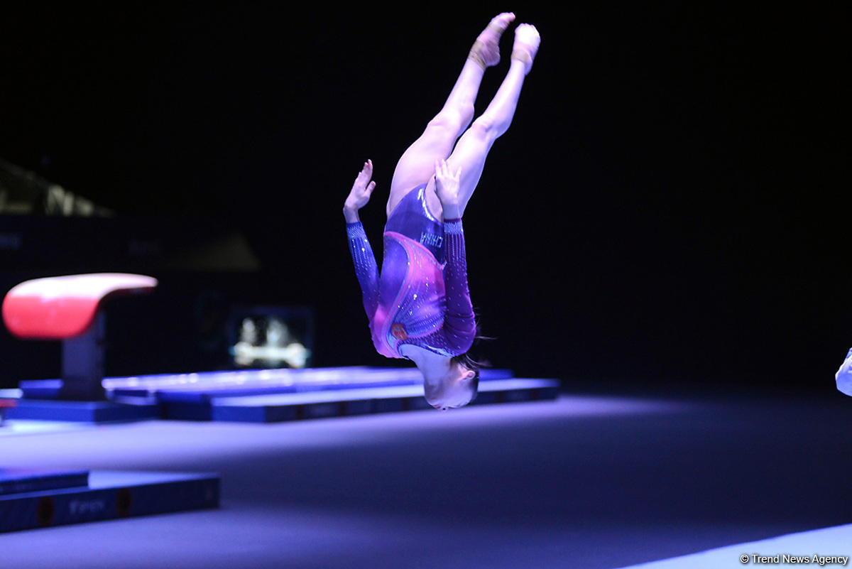 Podium training starts for Baku World Cup in artistic gymnastics [PHOTO]