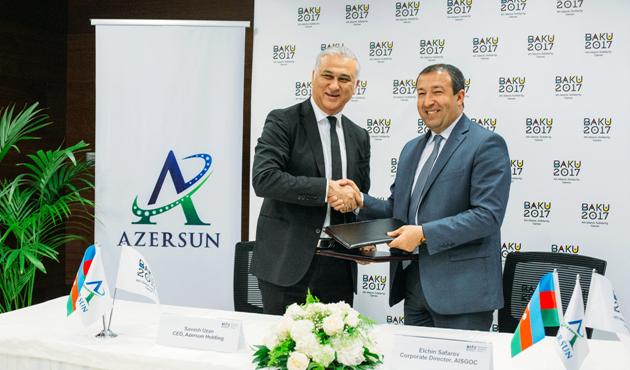 Azersun becomes 7th Official Supporter of Baku 2017 [PHOTO]