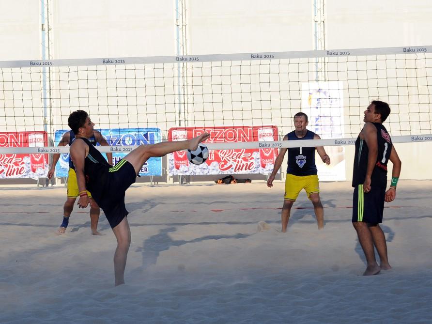 International footvolley tournament starts in Baku