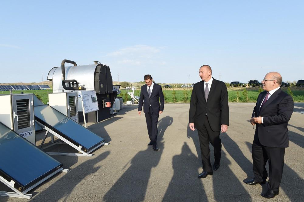 President Ilham Aliyev viewed Samukh Agroenergy Residential Complex [PHOTO]