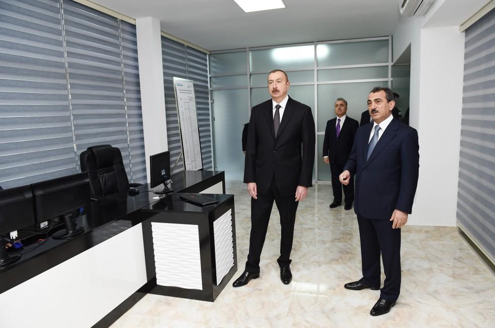 President Aliyev inaugurates drinking water supply system in ...