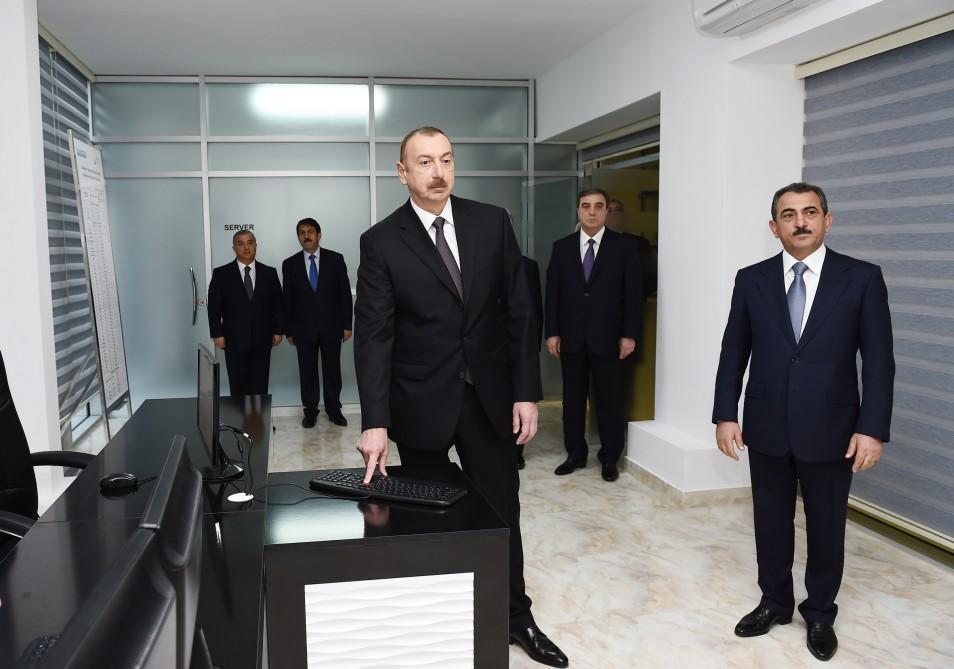 President Aliyev inaugurates drinking water supply system in ...