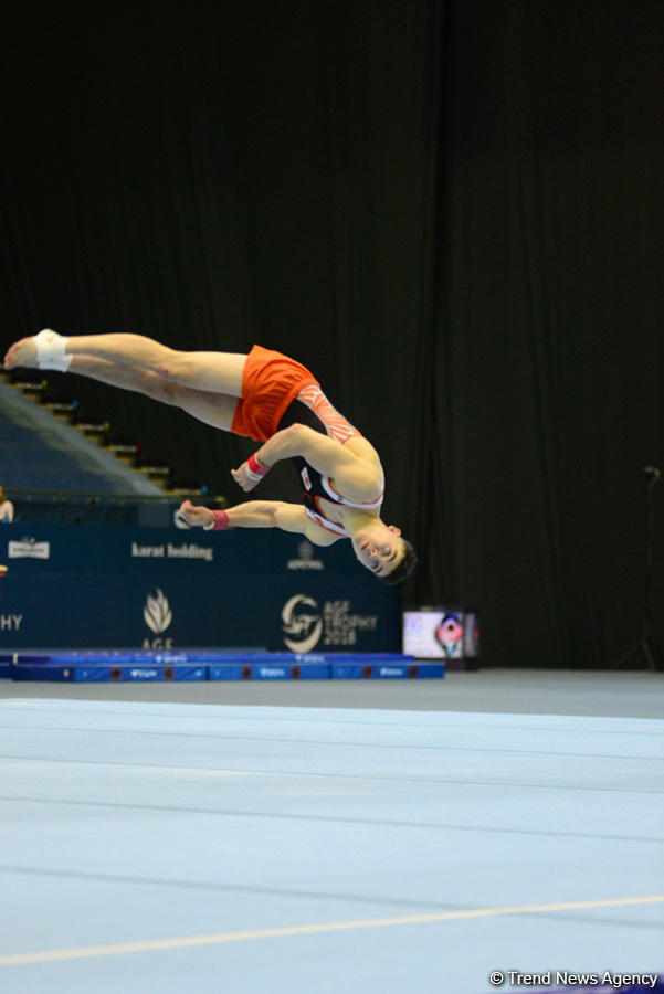 Day 1 of finals of FIG Artistic Gymnastics World Cup kicks off in Baku ...