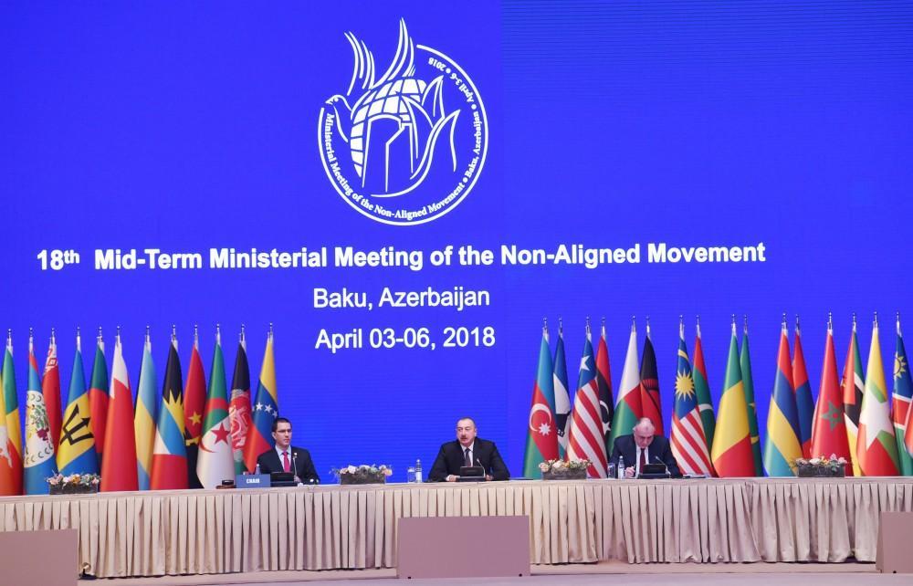 President Aliyev attends Non-Aligned Movement Mid-Term Ministerial ...