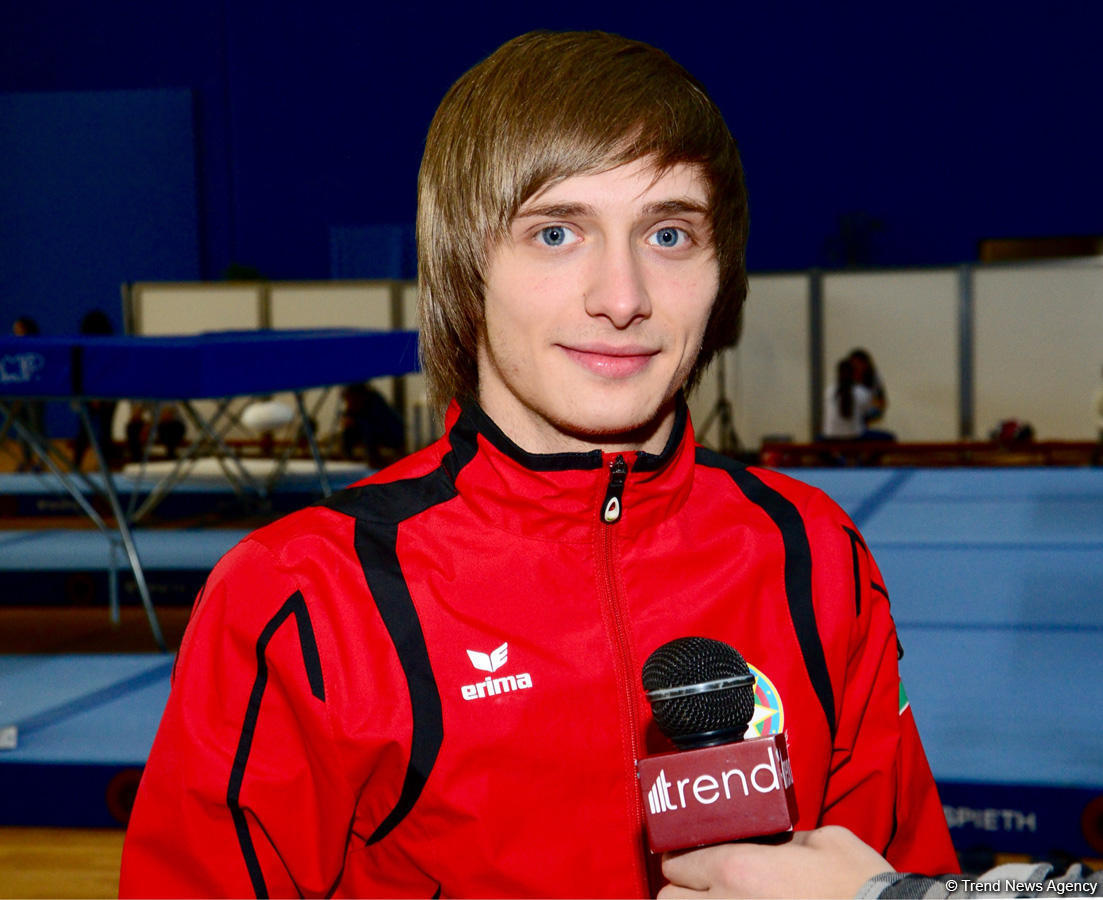 Azerbaijani gymnast eyes to win gold at European Championships [PHOTO]