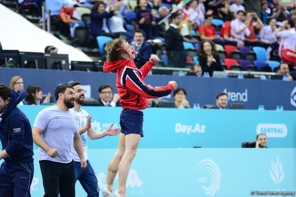 Azerbaijan’s Mikhail Malkin becomes European champion in tumbling ...