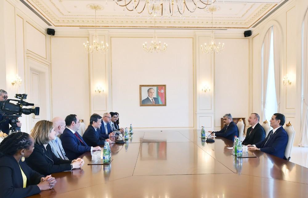 President Aliyev receives delegation of BIE [UPDATE]