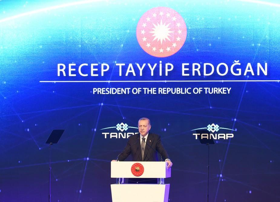 President Aliyev attends TANAP opening ceremony in Turkey [PHOTO]
