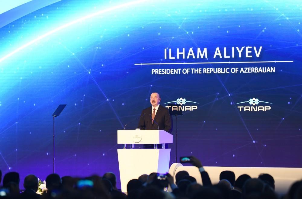 President Aliyev attends TANAP opening ceremony in Turkey [PHOTO]
