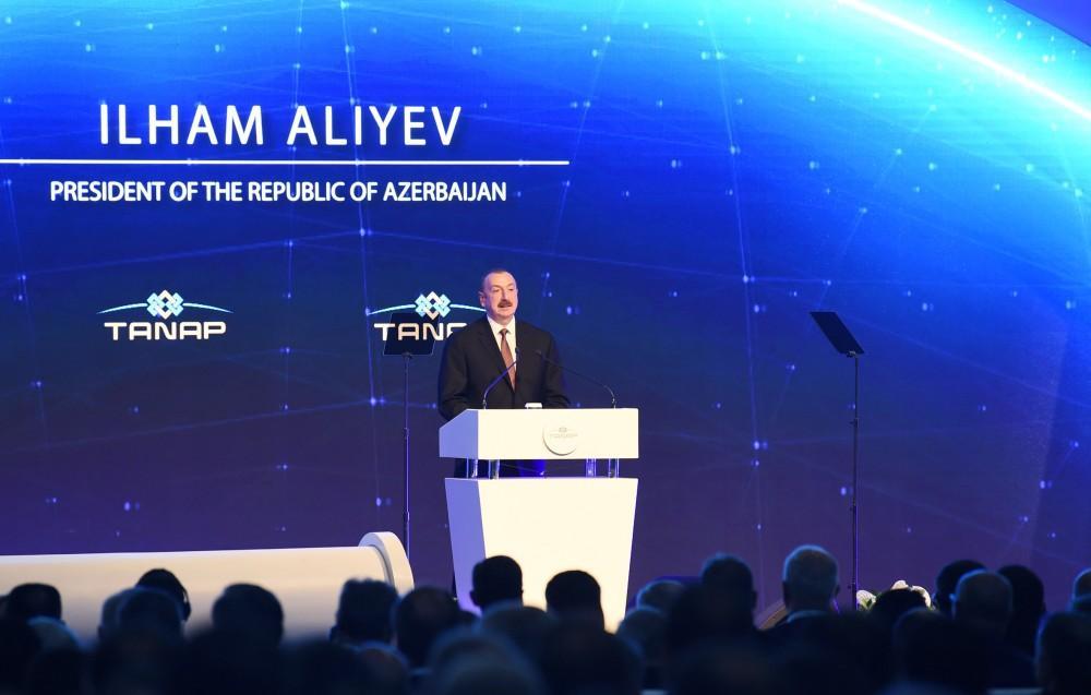 President Aliyev attends TANAP opening ceremony in Turkey [PHOTO]