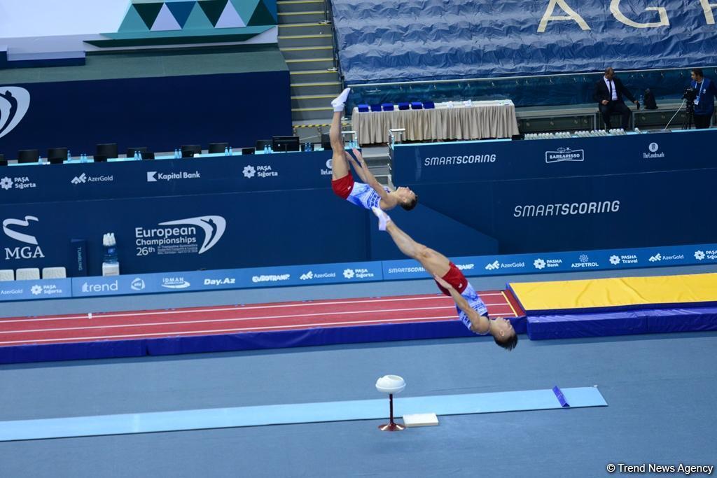 National gymnasts became first in synchronous jumping on trampoline