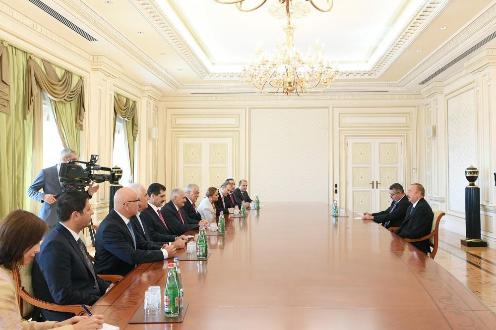 President Aliyev receives Speaker of Grand National Assembly of Turkey ...