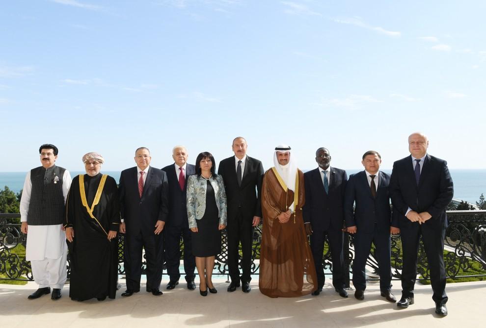 Azerbaijani president receives heads of parliaments of number of ...