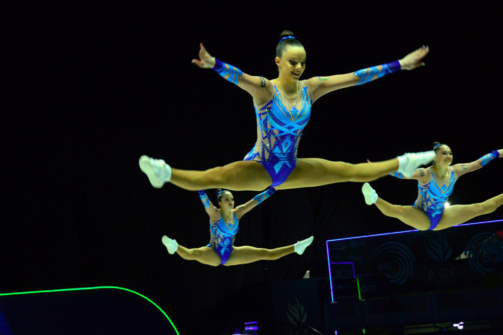Aerobic Gymnastics Championship Underway In Baku Phot