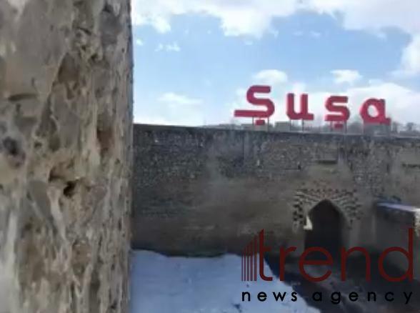 Entrance to fortress of Azerbaijani Shusha city restored [PHOTO]