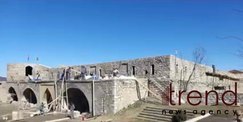 Entrance to fortress of Azerbaijani Shusha city restored [PHOTO]