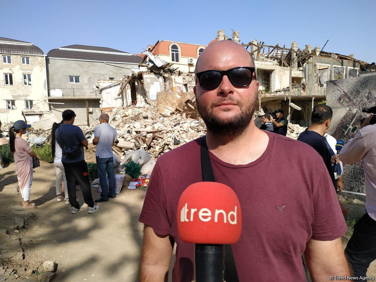 Terrible to see what war can do to ordinary people and ordinary places ...