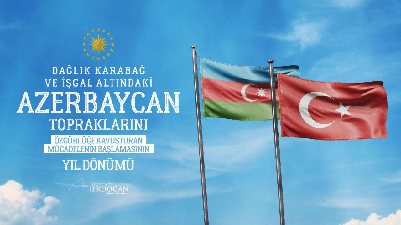 Turkish president pays respect to Azerbaijani martyrs on Remembrance ...