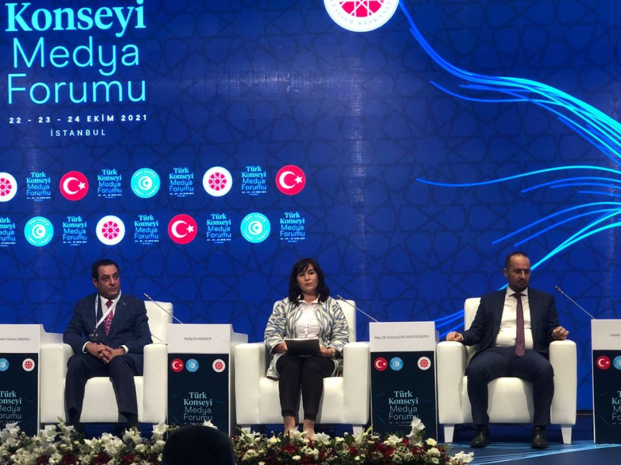 Turkic World Project Presented At Media Forum Of Turkic Council [photo]