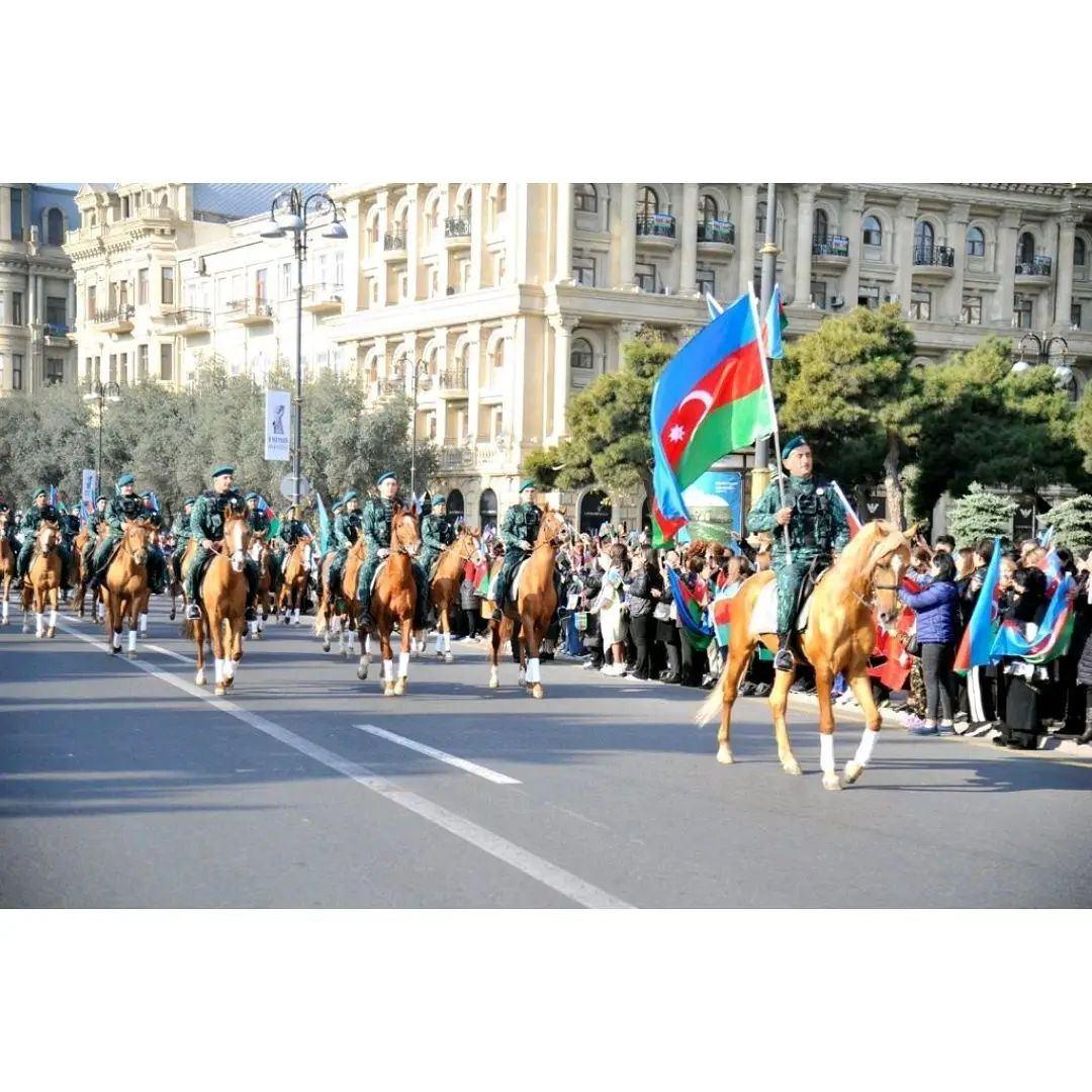 Azerbaijani First VP Mehriban Aliyeva shares photos from Victory march on Instagram [PHOTO]