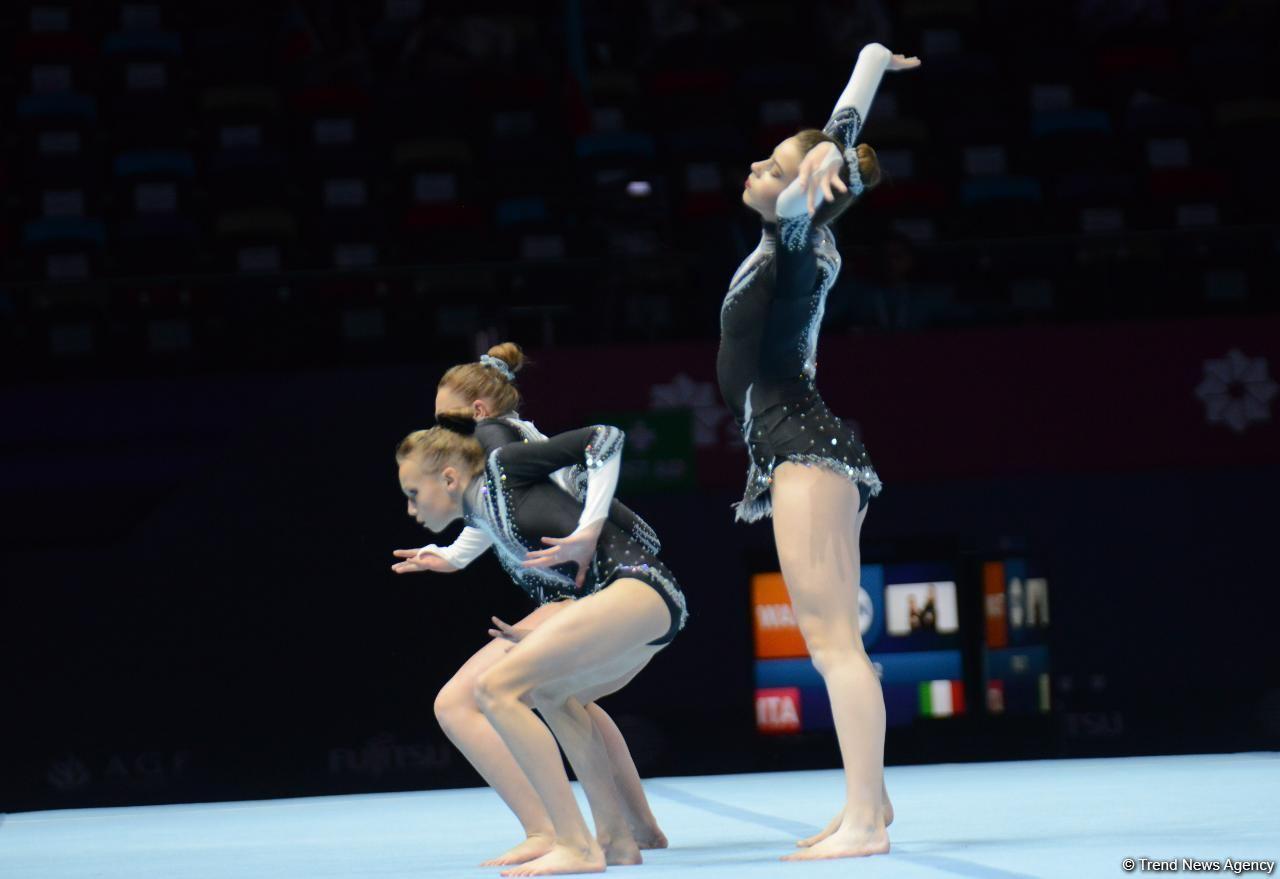 Acrobatic Gymnastics World Age Group Competitions continues in Baku [PHOTO]