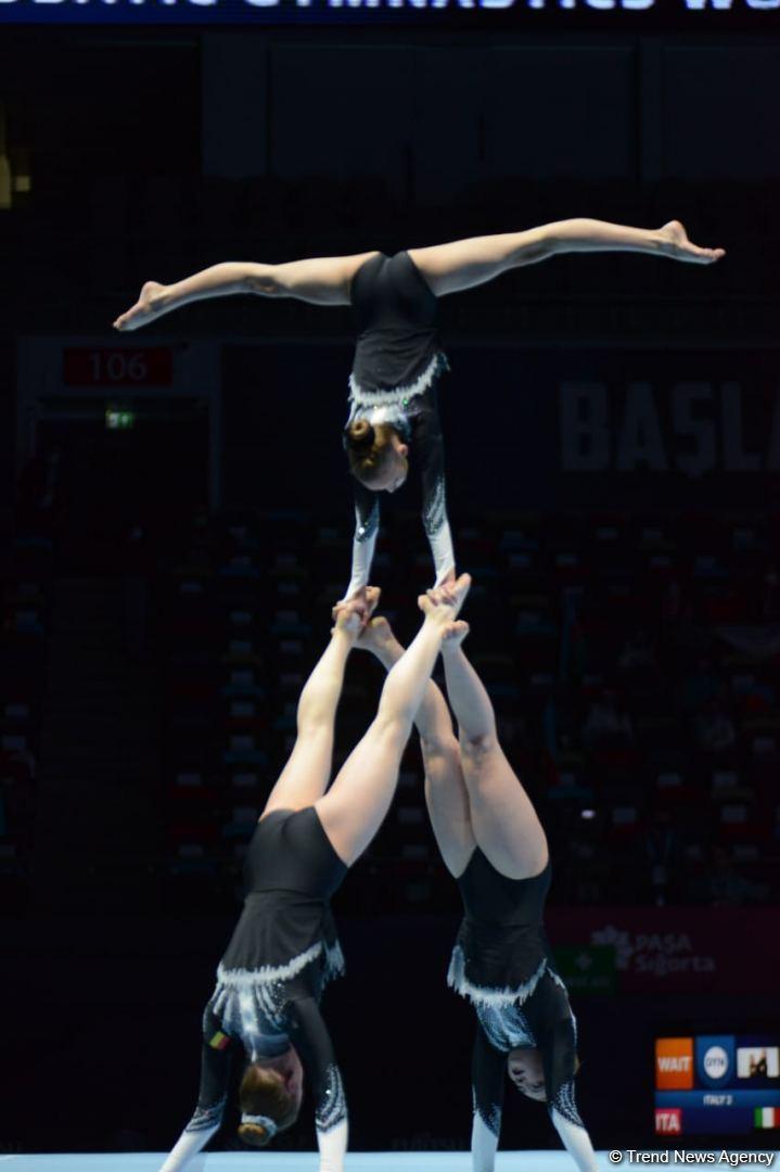 Acrobatic Gymnastics World Age Group Competitions continues in Baku [PHOTO]