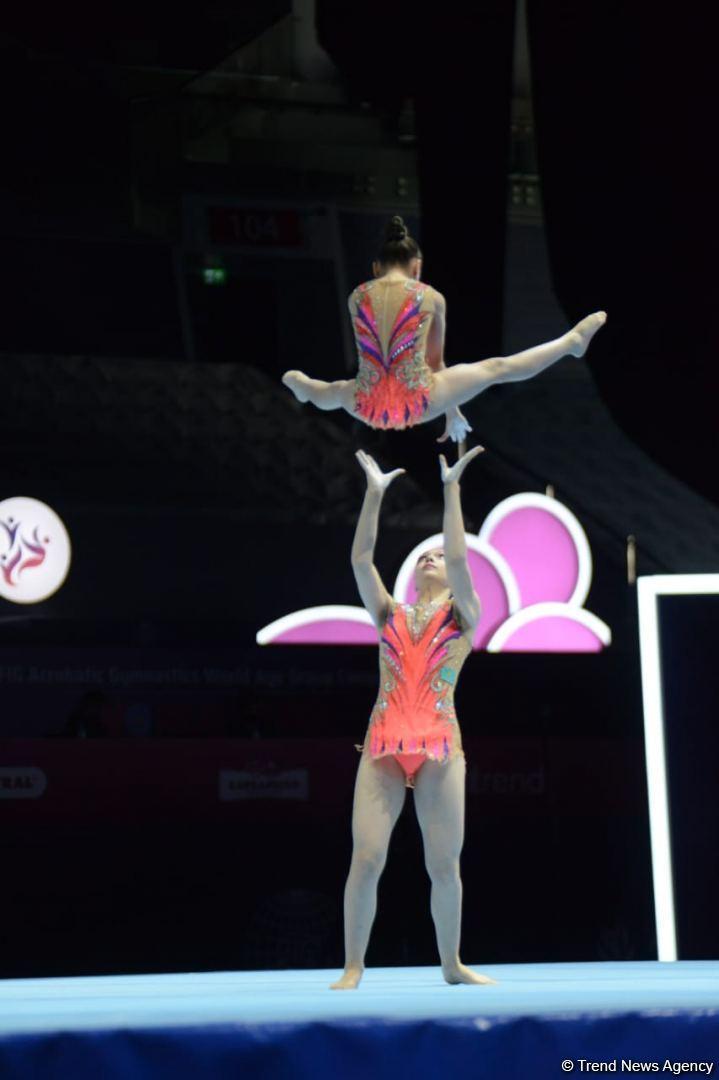Acrobatic Gymnastics World Age Group Competitions continues in Baku [PHOTO]