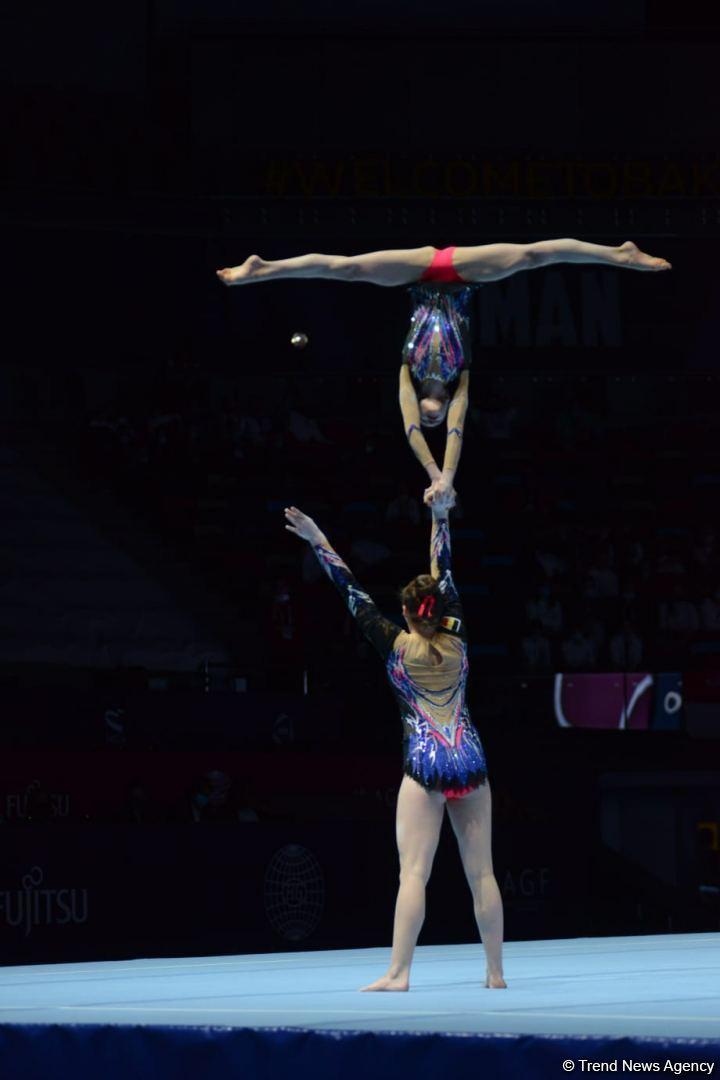 Finals of FIG Acrobatic Gymnastics World Competitions in Baku kick off ...