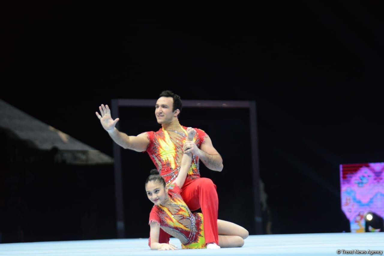Azerbaijani Gymnasts Lead In Qualifying Tempo Exercises At Acrobatic