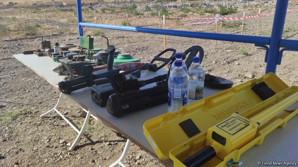 Diplomats accredited in Azerbaijan observe demining operation in Fuzuli ...