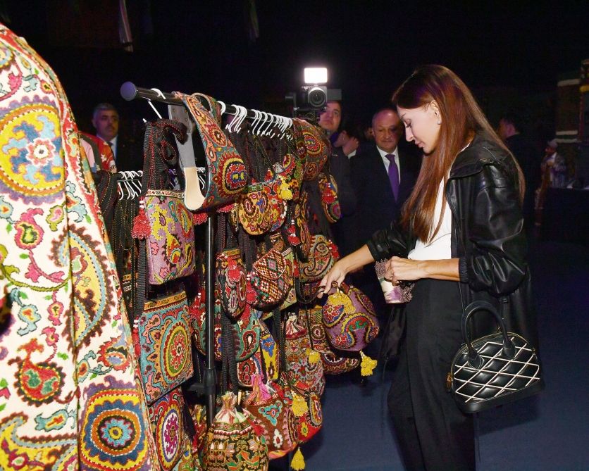 Azerbaijani First Lady views Illusions of Time exhibition in Samarkand ...