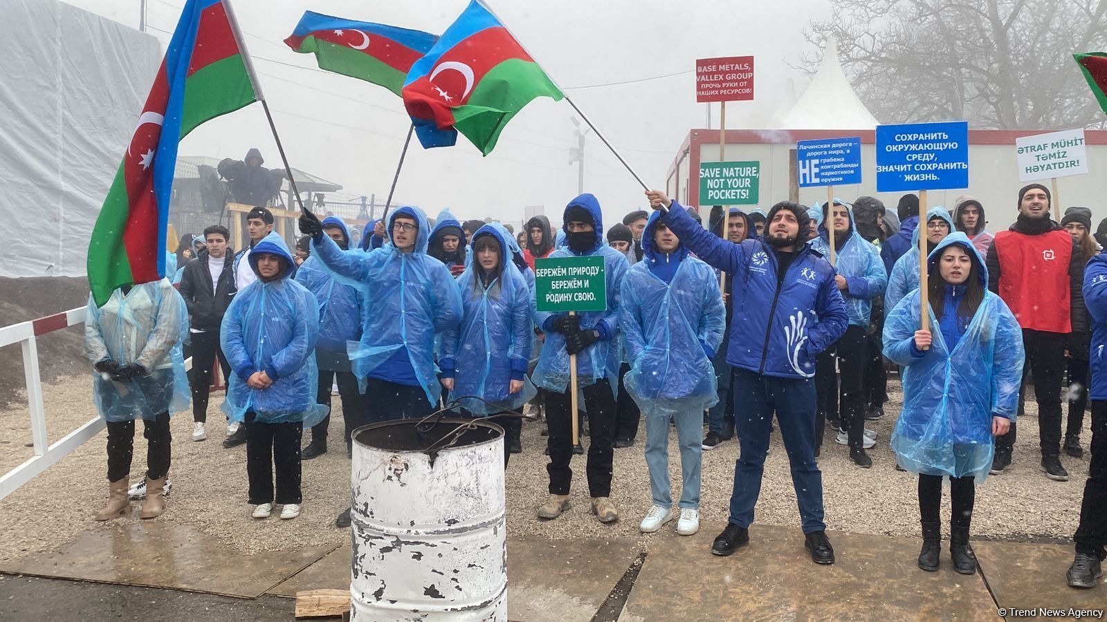 Peaceful rally on Azerbaijani Lachin road continues despite worsening ...