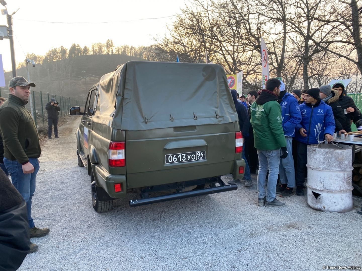 Russian peacekeepers' supply vehicles pass freely through Azerbaijan's ...
