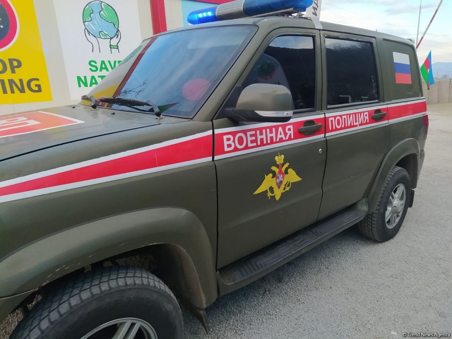 More vehicles of Russian peacekeepers pass freely along Azerbaijan's ...