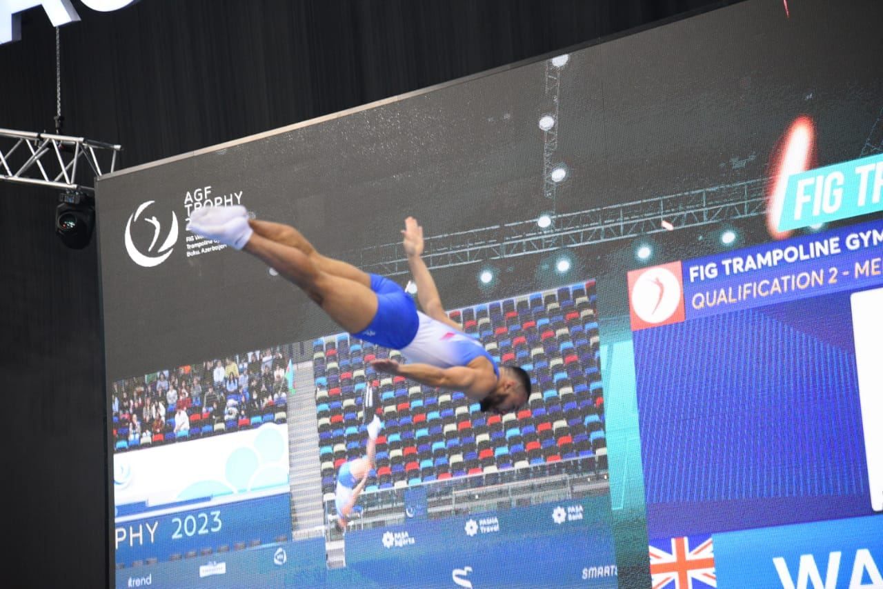 Trampoline World Cup's final day of competition begins in Baku [PHOTO]