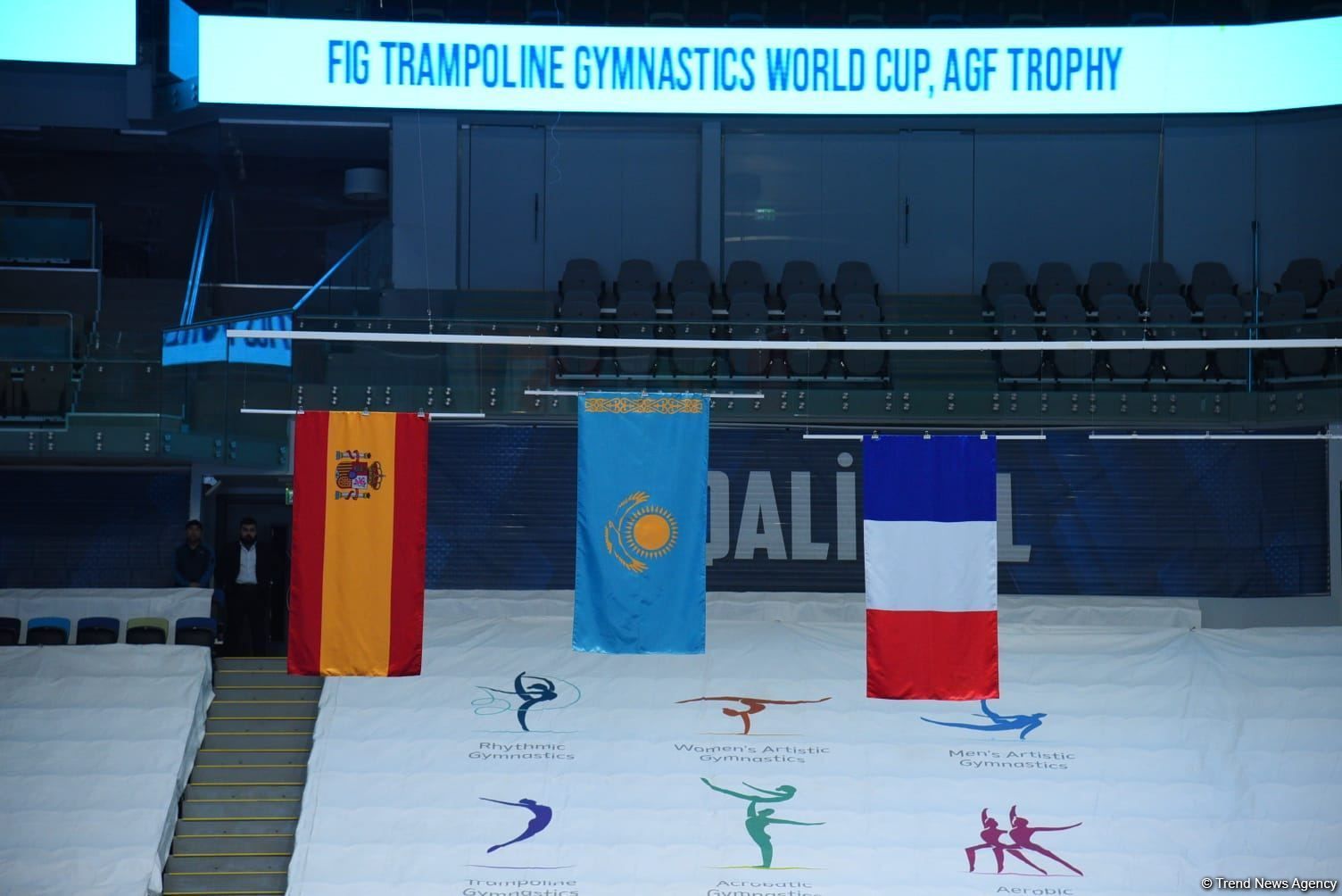 Award ceremonies for the Trampoline World Cup champions are held in ...