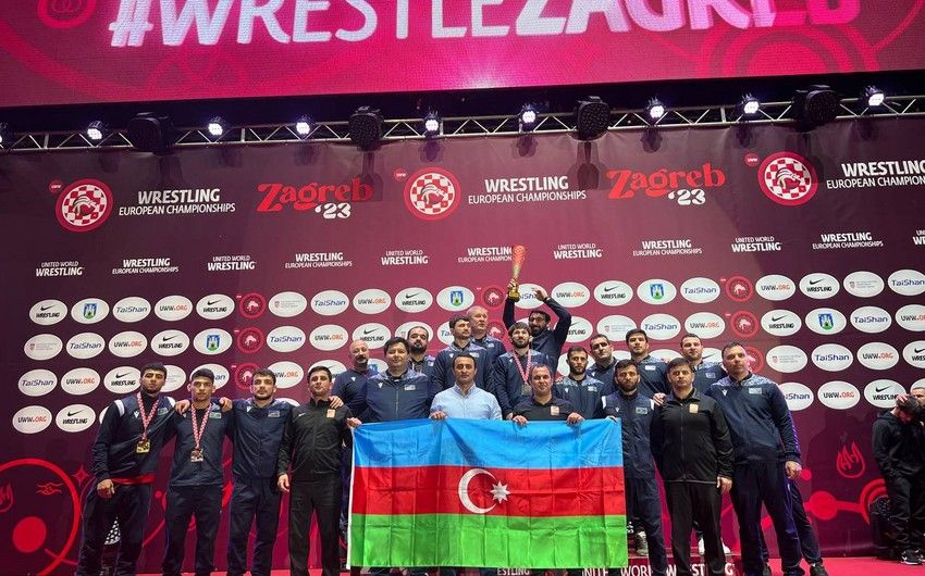 Azerbaijani Greco-Roman wrestling team rank 2nd at European ...