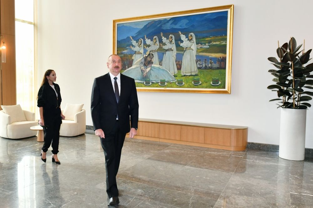 President and First Lady attend inauguration of Shusha Hotel-Congress ...