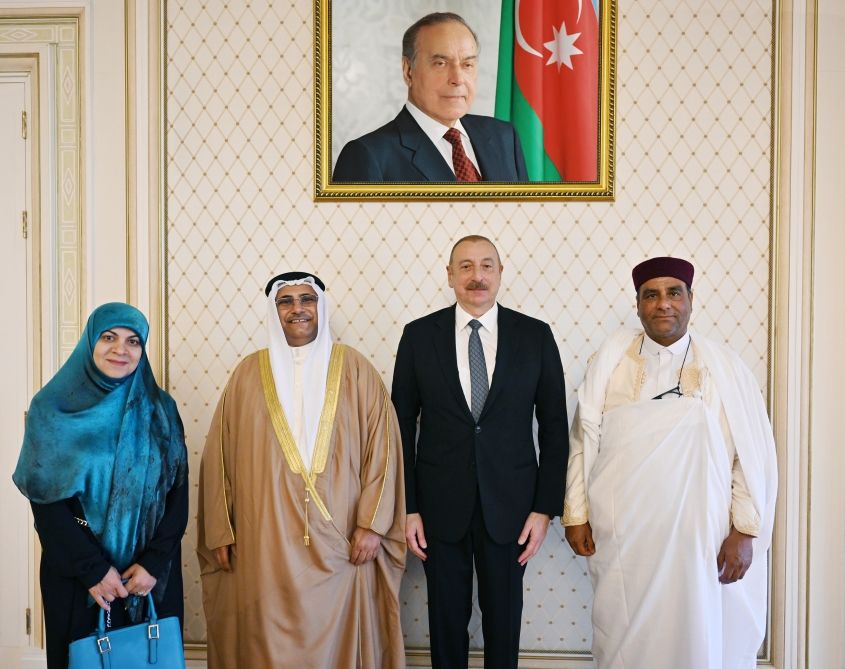 Azerbaijani President receives President of Arab Parliament [PHOTOS][VIDEO]