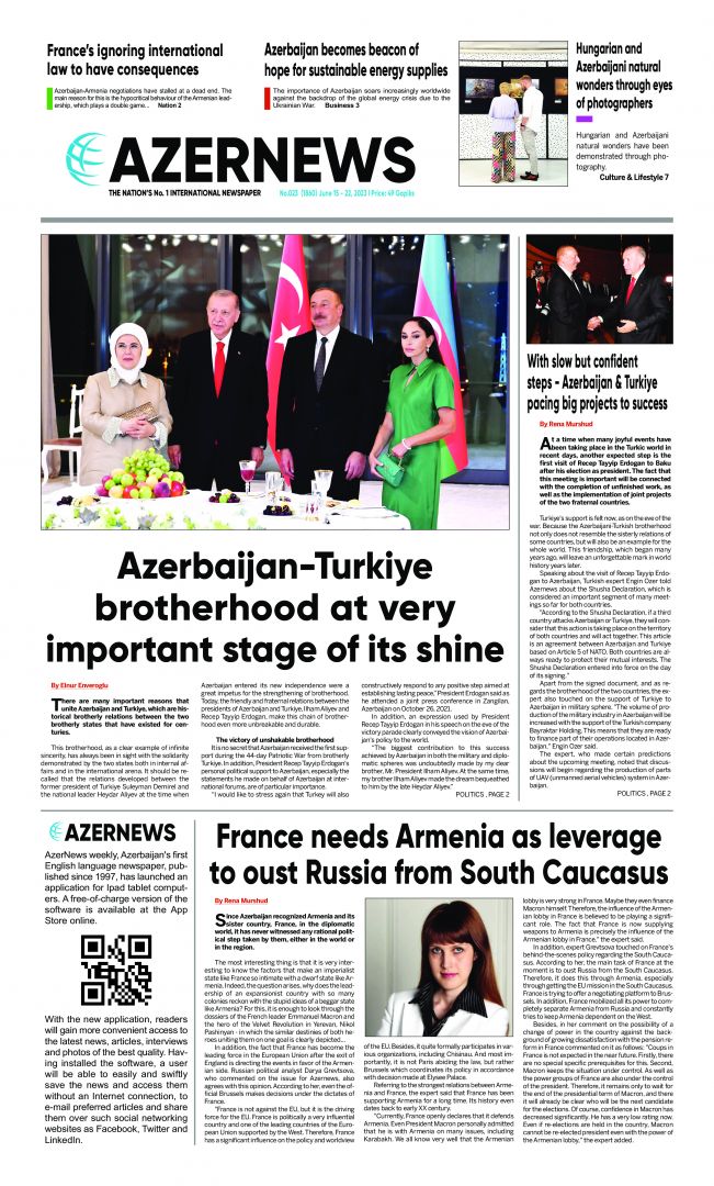 AZERNEWS releases another print issue