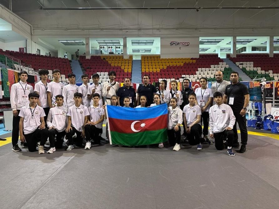 Young Azerbaijani taekwondo fighters claim four medals on Day 2 of ...