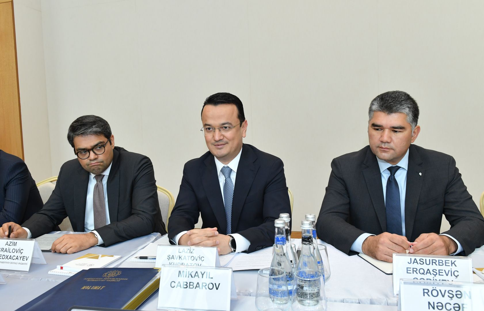 Azerbaijan Minister of Economy holds meeting with Uzbekistan Minister ...
