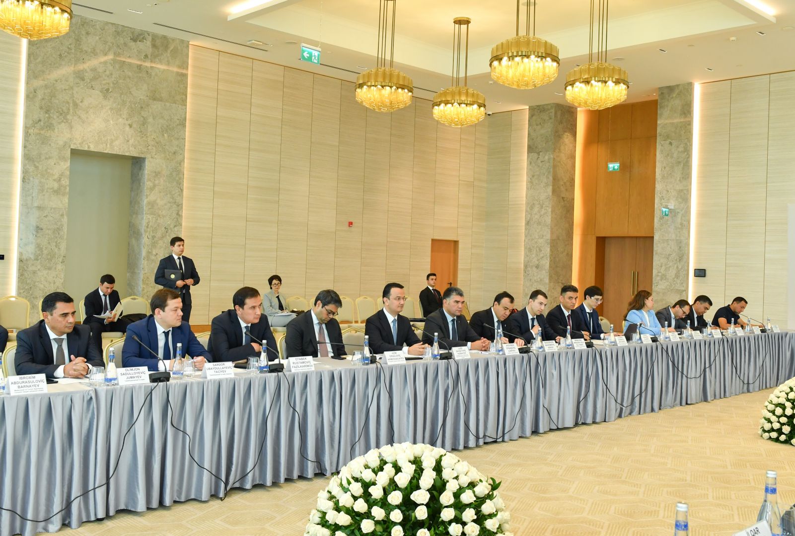 Azerbaijan Minister of Economy holds meeting with Uzbekistan Minister ...