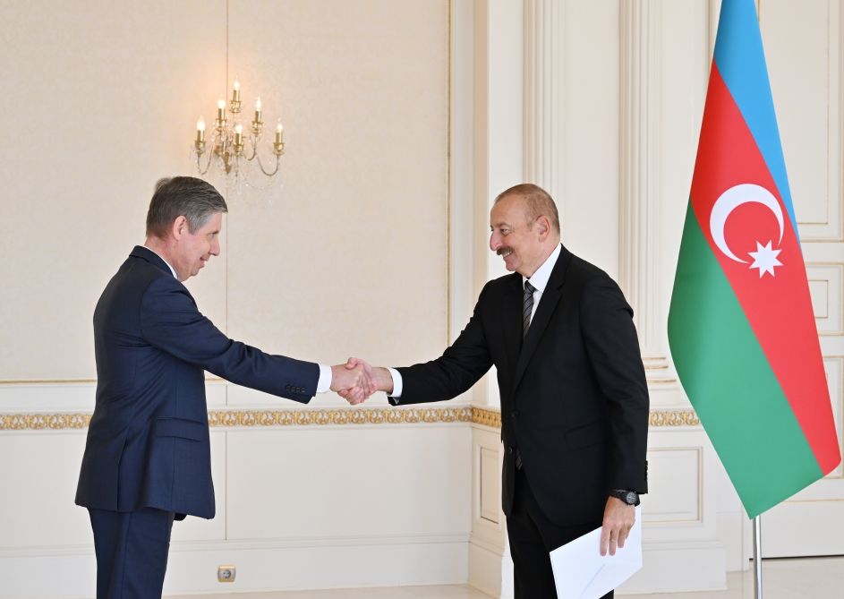 Azerbaijani President receives credentials of incoming Russian ...
